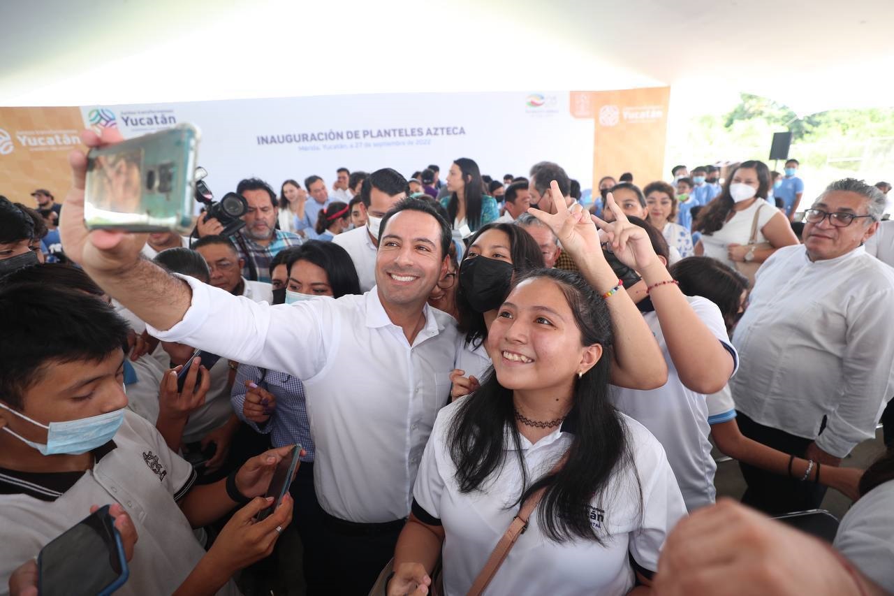 Mauricio Vila Dosal inauguró los Planteles Azteca en Mérida | Yucatan ...
