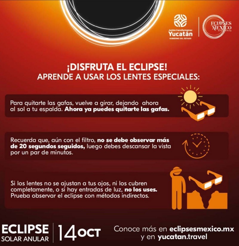 Recomendaciones Para Disfrutar Del Eclipse Solar Anular Y Preservar Su