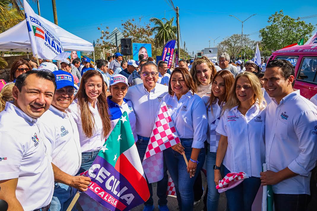 Víctor Hugo arranca campaña con Cecilia Patrón y Edwin Bojórquez ...