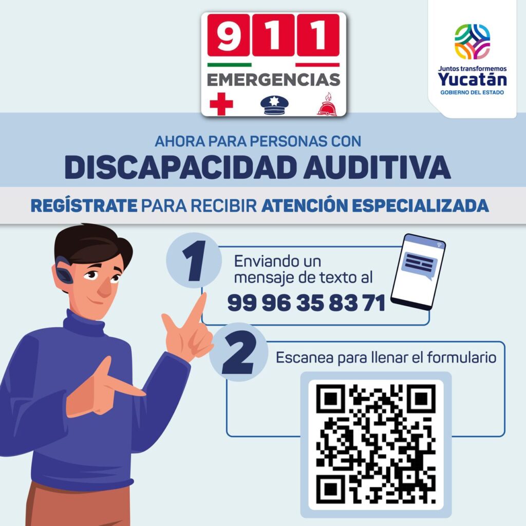 ¿Sabes cómo usar el 911 inclusivo? | Yucatan Directo
