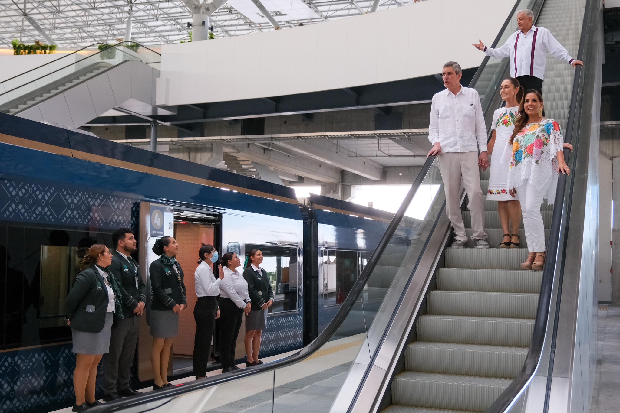 AMLO y Sheinbaum inauguran el Tren P’atal | Yucatan Directo